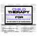 Child Therapy Interventions for Progress Notes, Therapeutic ...