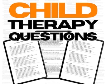 Child Therapy Session Questions, Children Therapy Resources, Kid ...