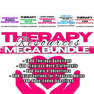 Therapy Resources, Therapy Progress Notes, Therapy Notes, Therapy ...