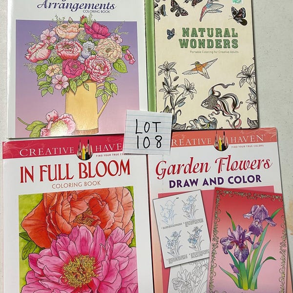 Adult Coloring Books - Etsy