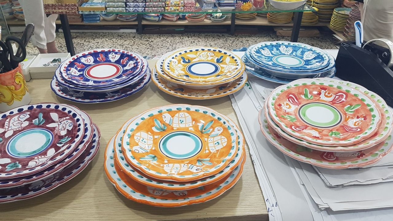 Positano Amalficoast Ceramic Dishes Handmade Made in Italy Vietri Soup ...