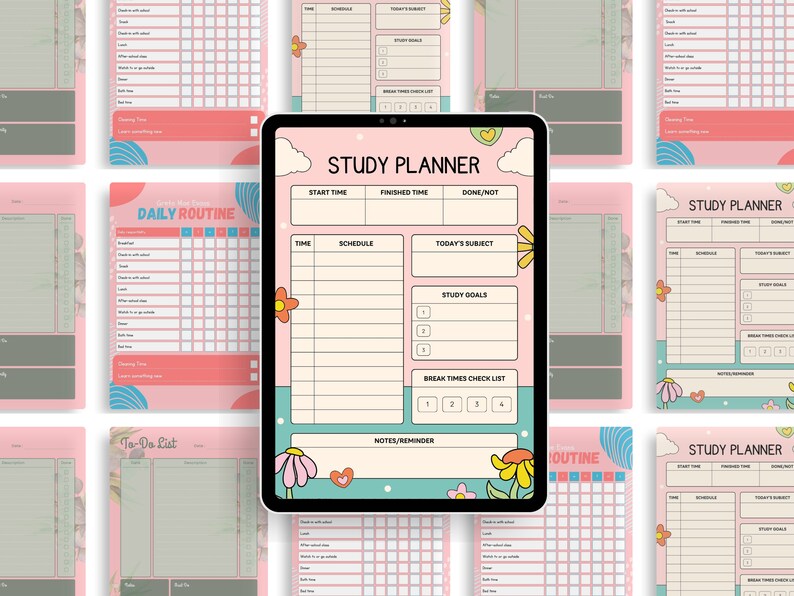 Elegant Academic Planner for 2024-2025 Study Organizer for Students - Etsy