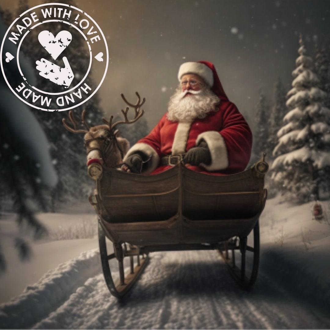 Santa Claus Clipart Digital Download - High Quality 8K HD for Card ...