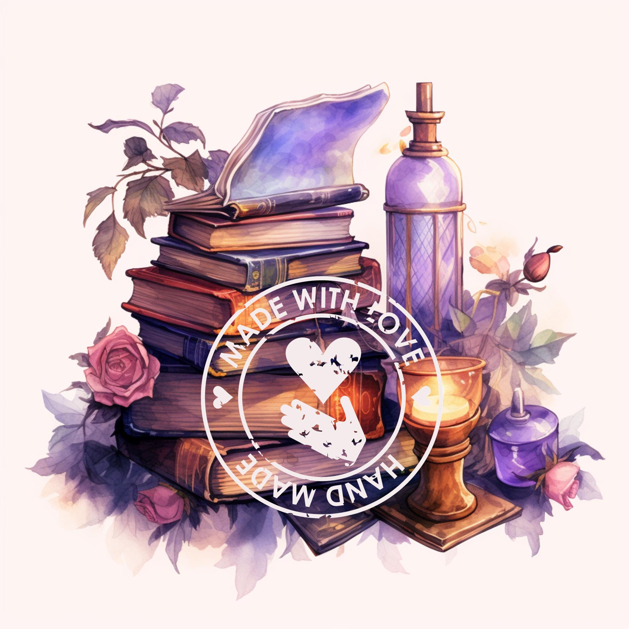 Magical Digital Wizard Books - Clipart Bundle - Etsy