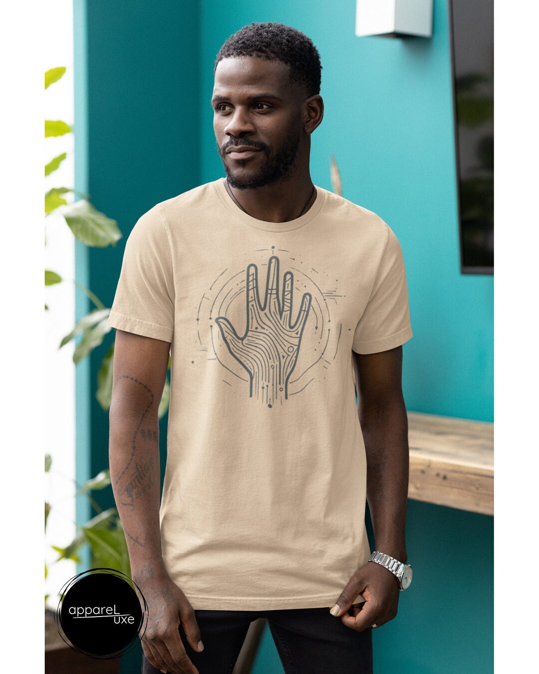 Futuristic Hand Circuitry T-shirt Tank Top, Hand Graphic Design, Geek ...