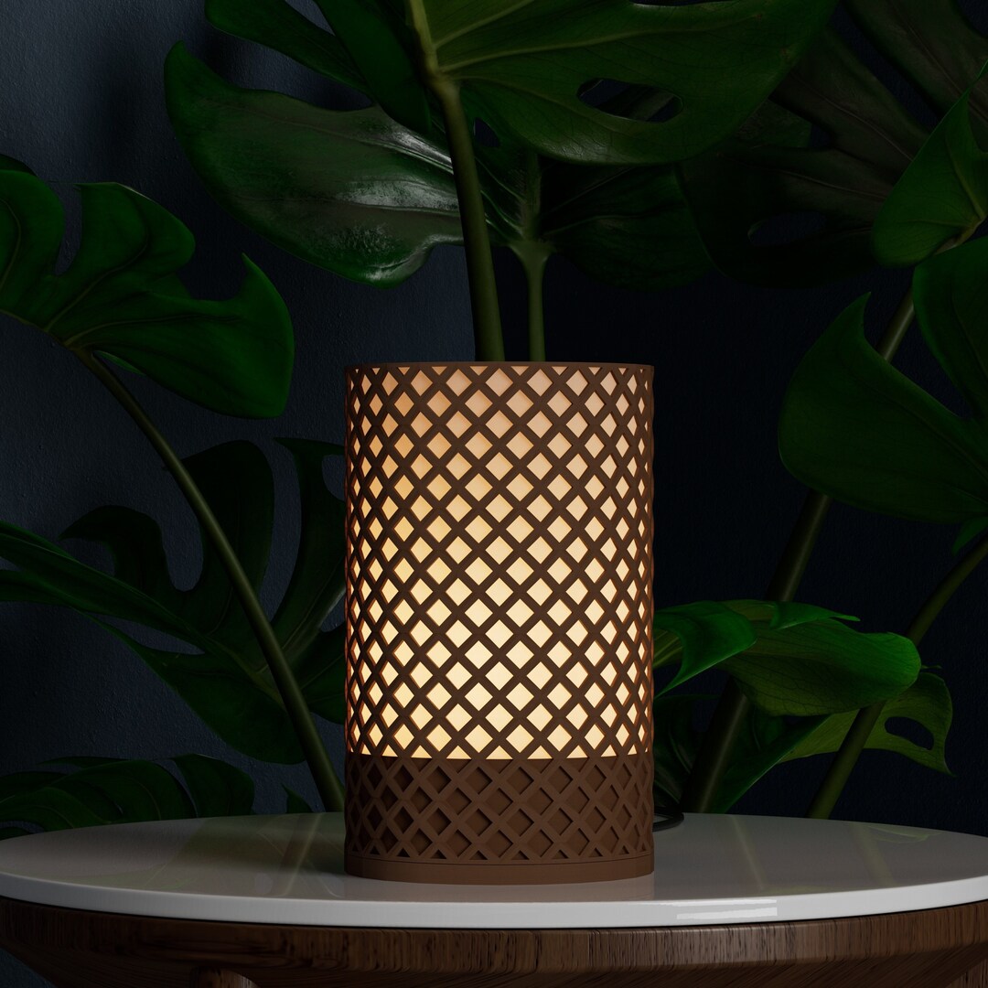 Modern Table Lamp, Unique Desk Light, Modern Organic Table Lamp ...