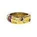 Custom Chunky Nugget Ring With Lab Grown Rhodalite Garnet Nano Gems - Etsy