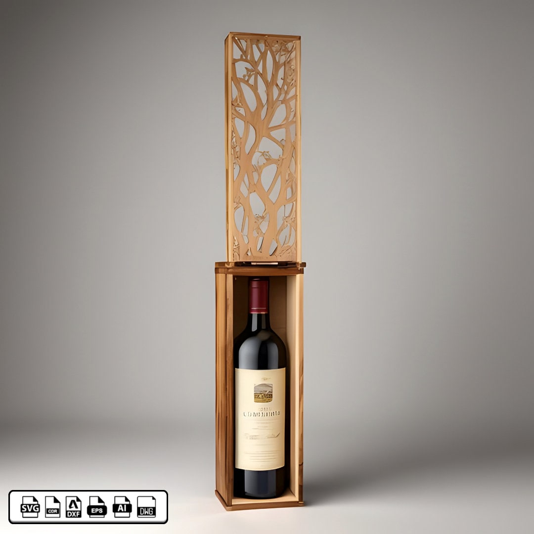 VINTED, Wine Box for Laser Cutting, Here is a Magnificent Box to Offer ...
