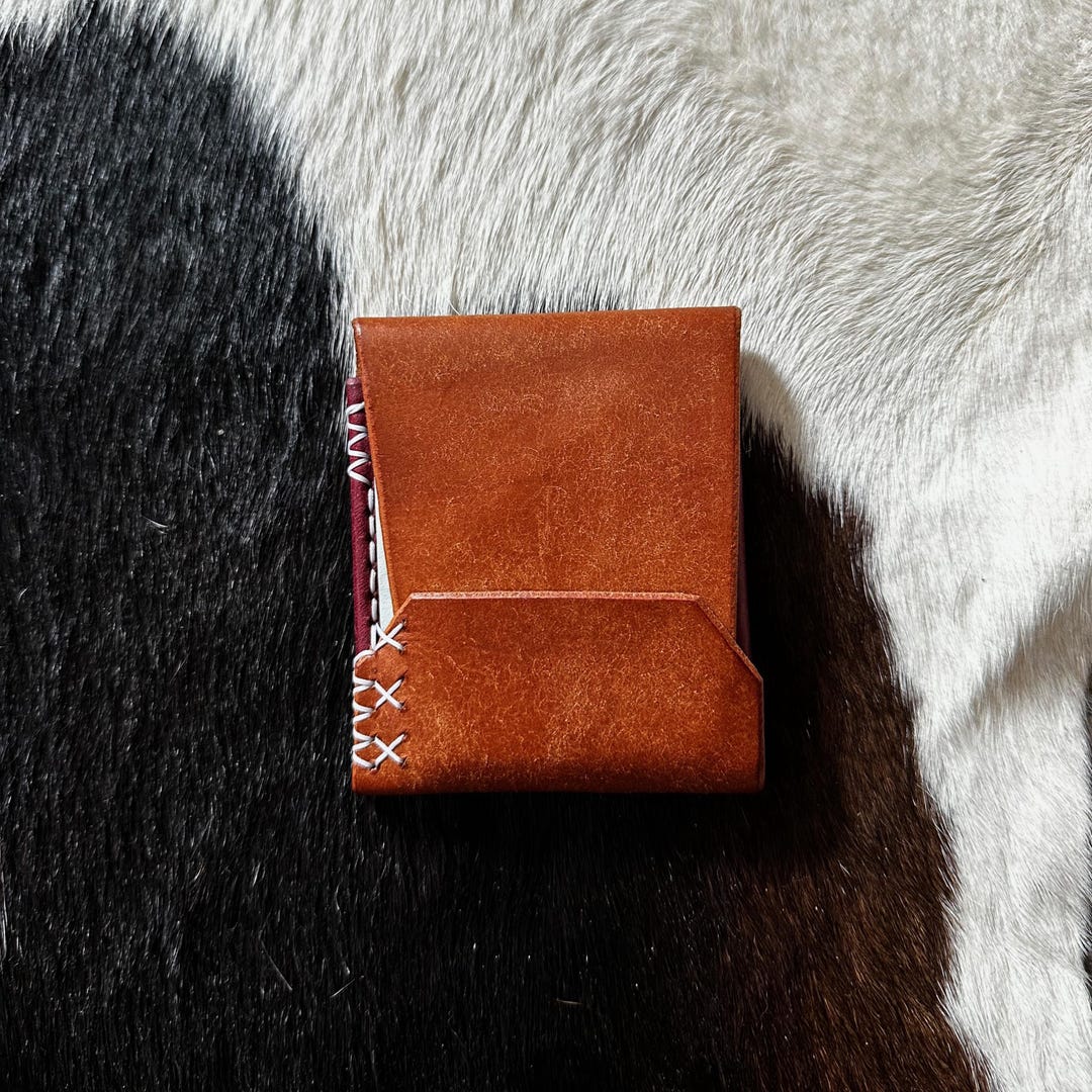 Slant Pocket Wallet - Etsy