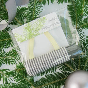 Yoga Christmas Tree Ornament. Yoga Student Gifts. Stocking Stuffer ...