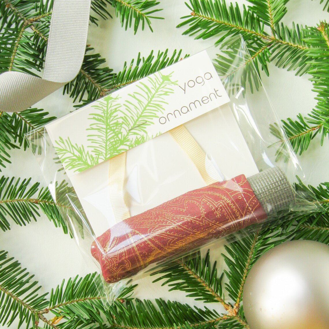 Yoga Christmas Gift for Her. Yoga Ornament Coworker Gift. Self | Etsy