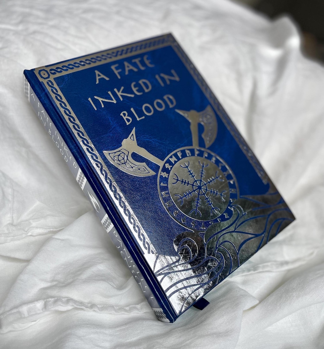 A Fate Inked in Blood - Faux Leather Rebind - Etsy