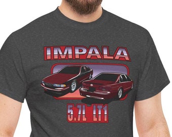 Chevrolet Impala SS 1994-1996 Caprice SS Shirt Car Enthusiast Gifts ...