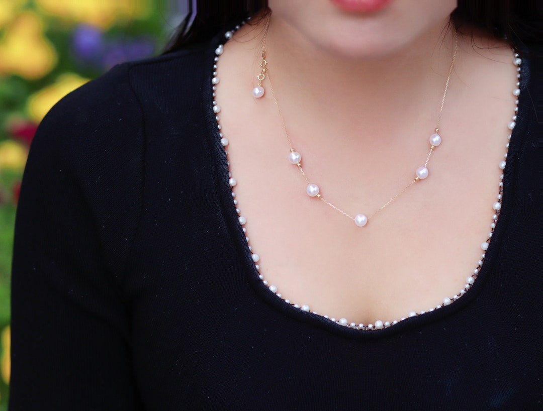 18K Gold Seawater Akoya Japanese Pearl AAAA High Luster Golden Ball ...