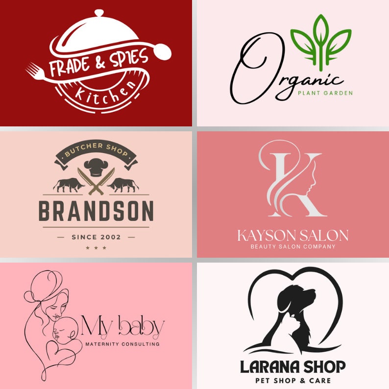 Custom Logo Design for Your Business Professional Logos Photography ...