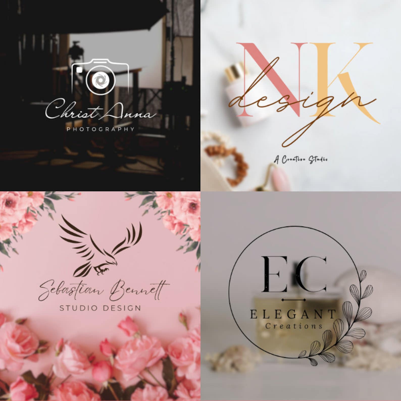 Custom Logo Design for Your Business Professional Logos Photography ...