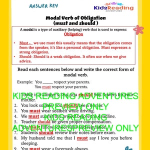 English ELA: Modal Verbs, Permission, Ability, Prohibition, and ...