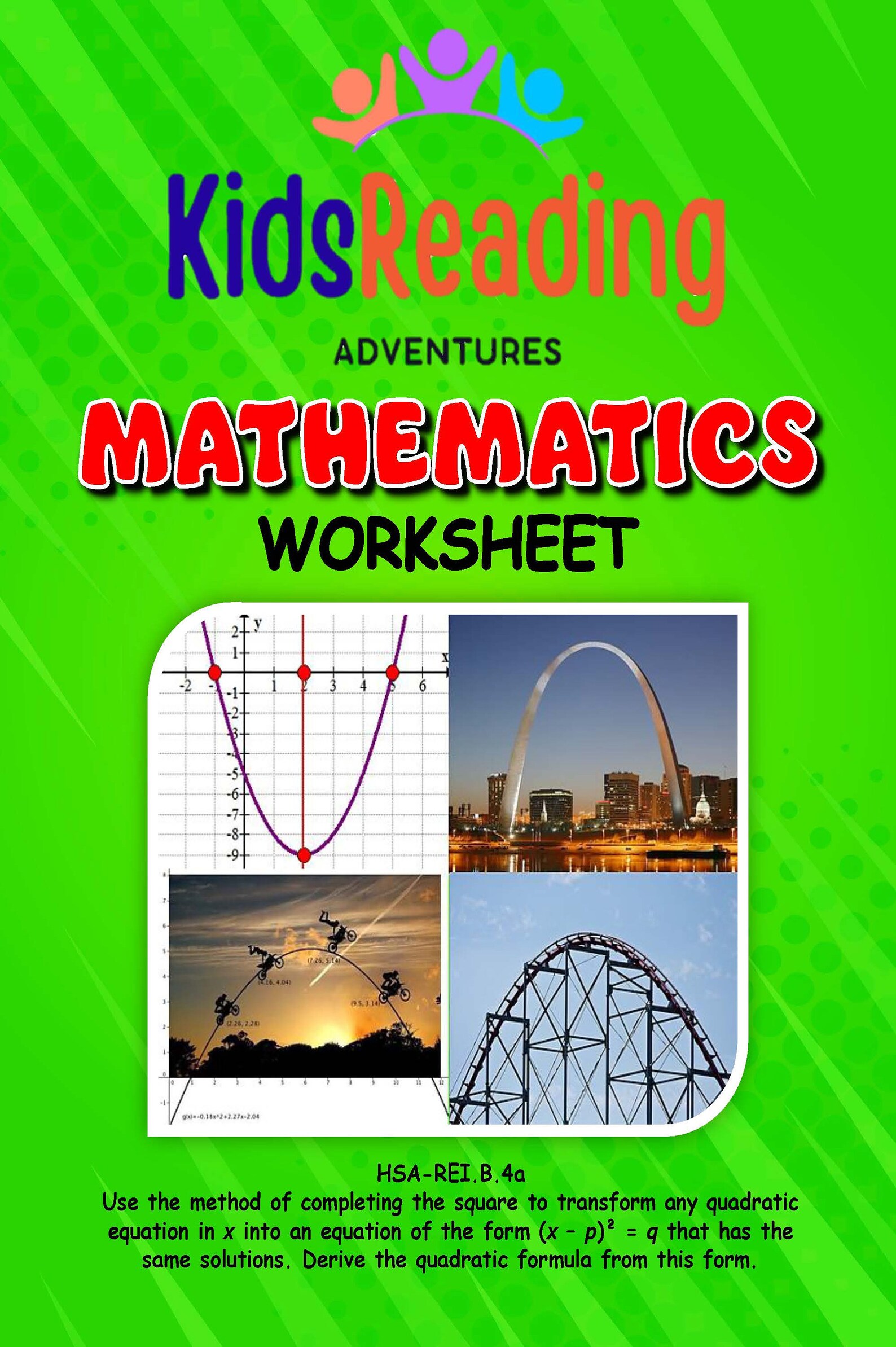 Math: Introduction to Quadratic Equations Downloadable PDF Worksheets ...