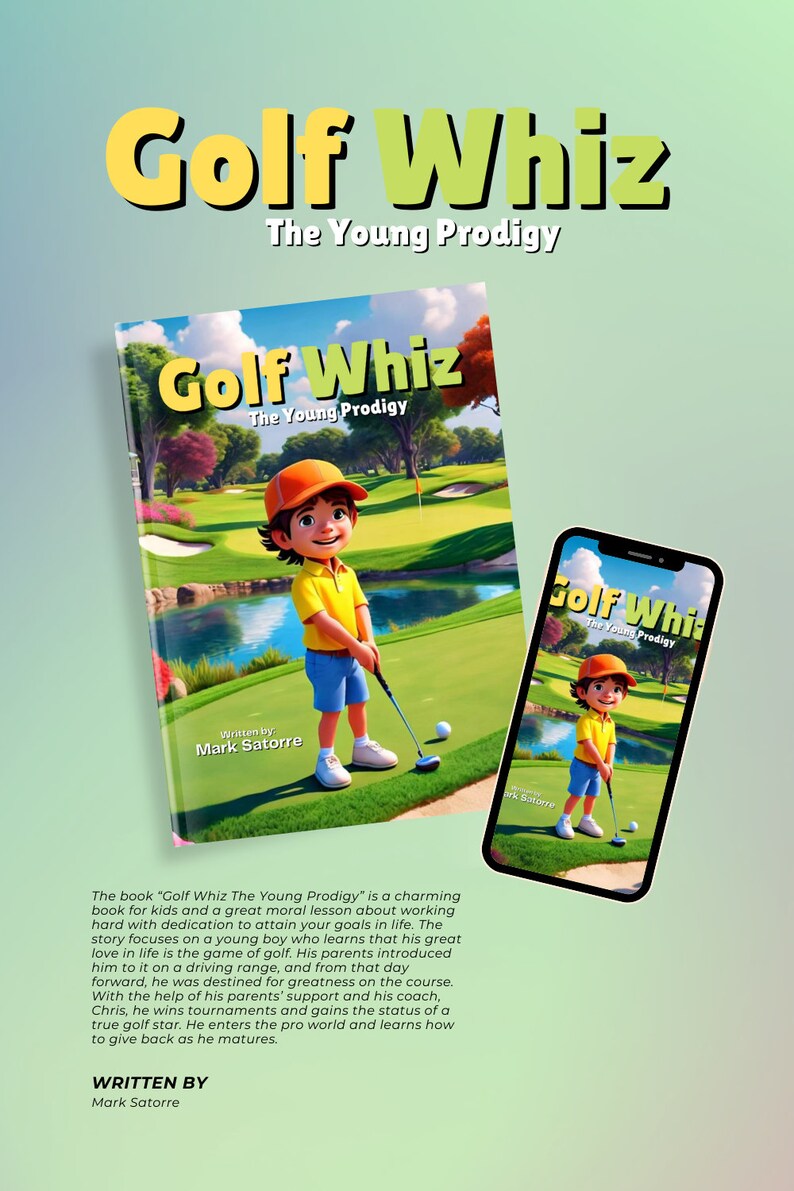 Golf Whiz: the Young Prodigy by Mark Satorre - Etsy