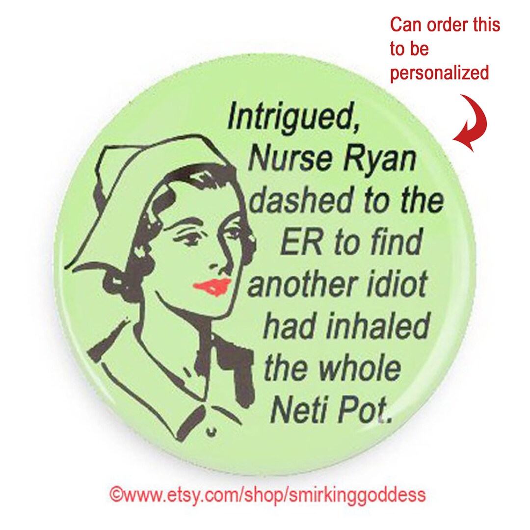 Funny Nurse Gift Magnet, Nurse Gag Gift or Stocking Stuffer ...