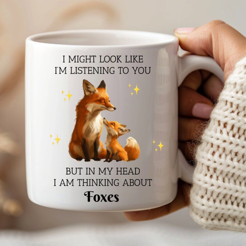 Fox Tea Cup - Etsy