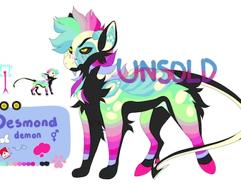 Kitty Furry / Fursona / Adoptable Character Ref Sheet - Etsy