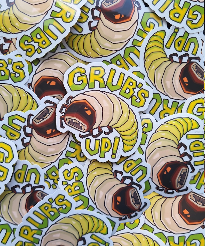 Half-life 'grub's Up!' Vinyl Sticker - Etsy