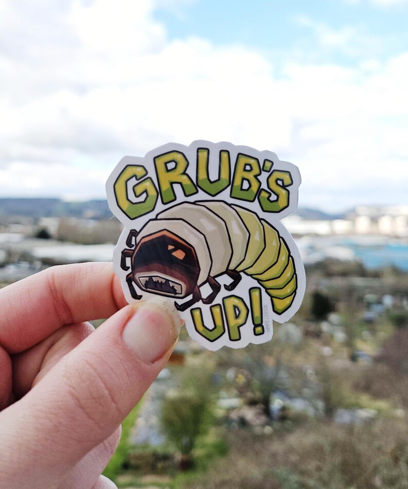 Half-life 'grub's Up!' Vinyl Sticker - Etsy