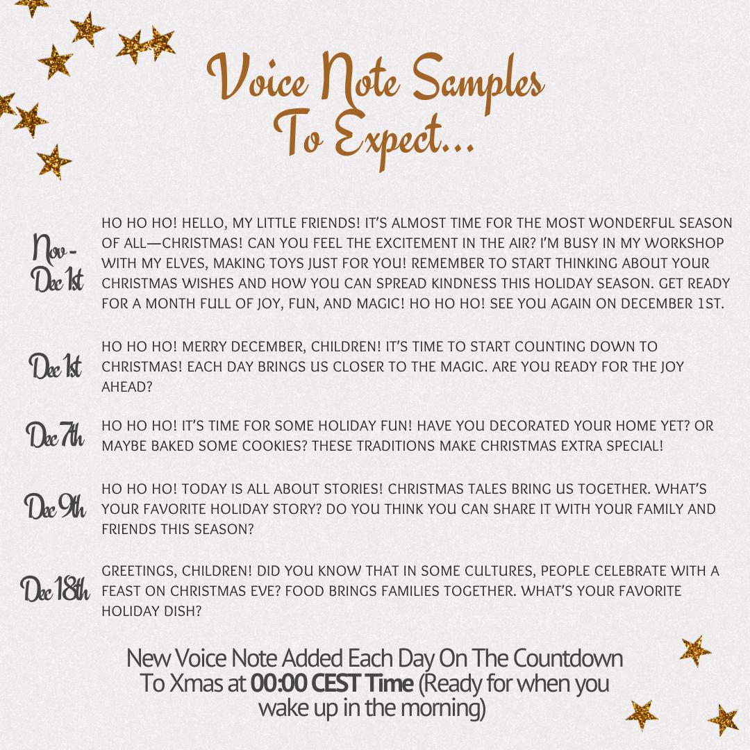 Magical Santa Tracker Advent Calendar, Personalised Santa Tracker Voice ...