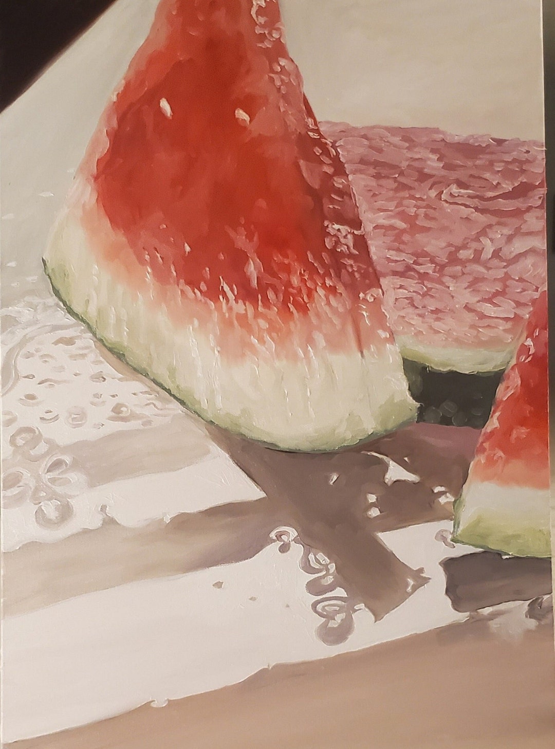 Watermelon Slices Painting - Etsy