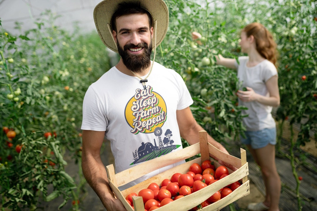 Eat Sleep Farm Repeat, Farming Shirt, Eat Sleep Farm, Gift for Farmer ...
