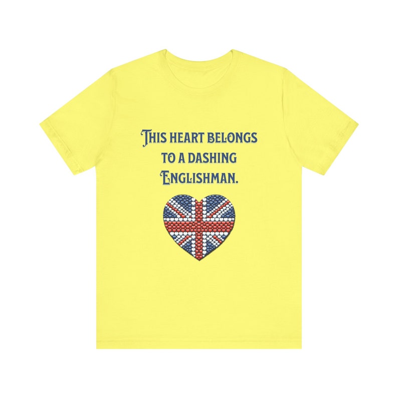 This Heart Belongs to A Dashing Englishman Shirt, Funny British Shirt ...