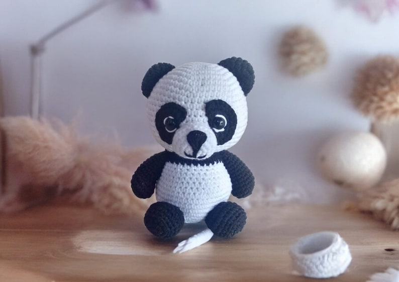 Crochet PATTERN Cute Panda, Amigurumi Tutorial PDF in English, Crochet ...