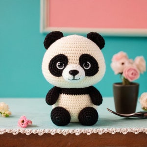 Crochet PATTERN Cute Panda, Amigurumi Tutorial PDF in English, Crochet ...
