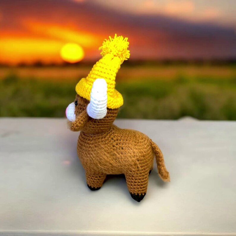 Crochet PATTERN Cute Highland Cow, Amigurumi Tutorial PDF in English ...