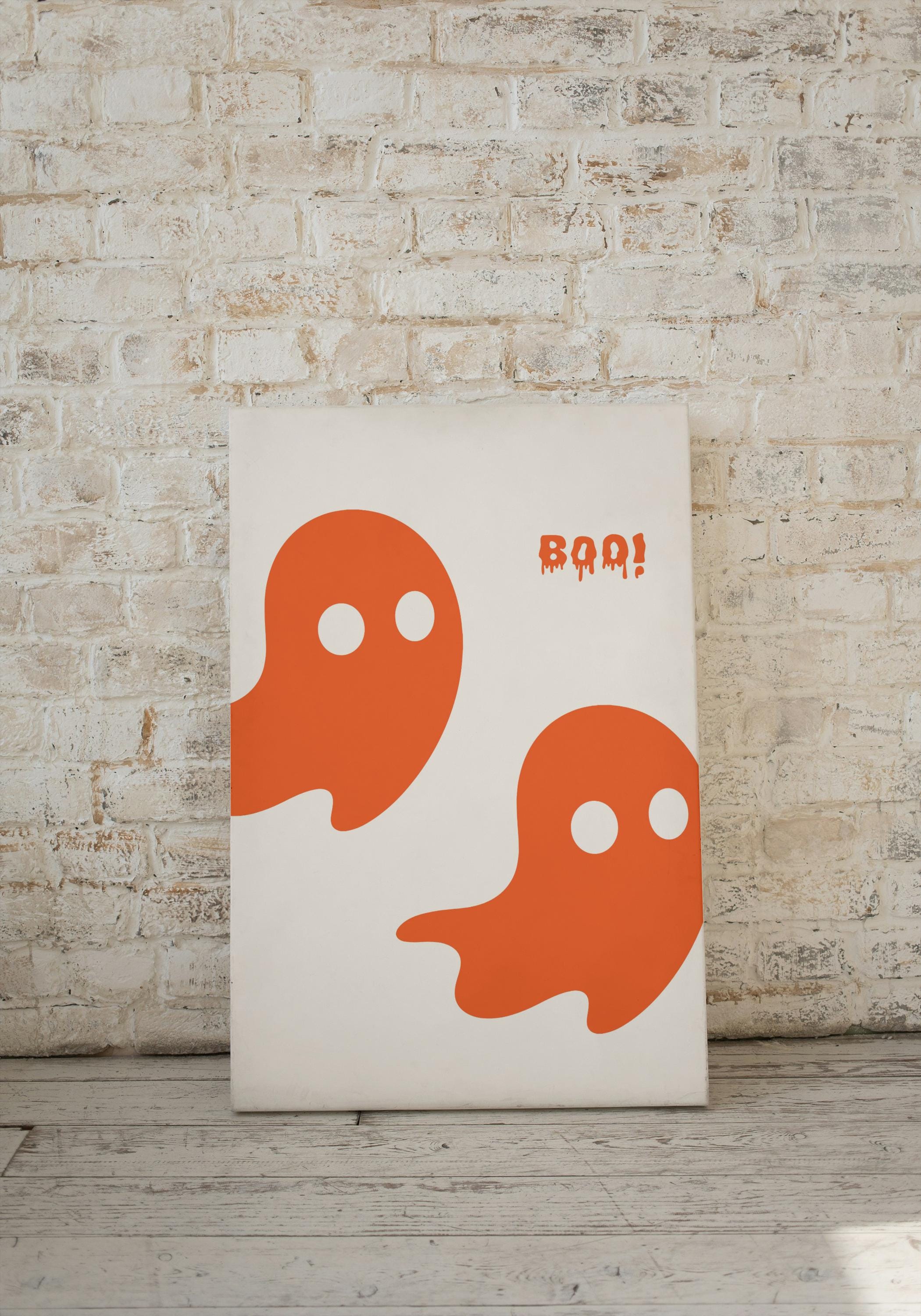 Boo Poster halloween Printable Wall Art Halloween Art Prints Halloween ...