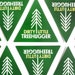 Dirty Little Treehugger 3" Triangle Vinyl Sticker, Laptop Stickers ...