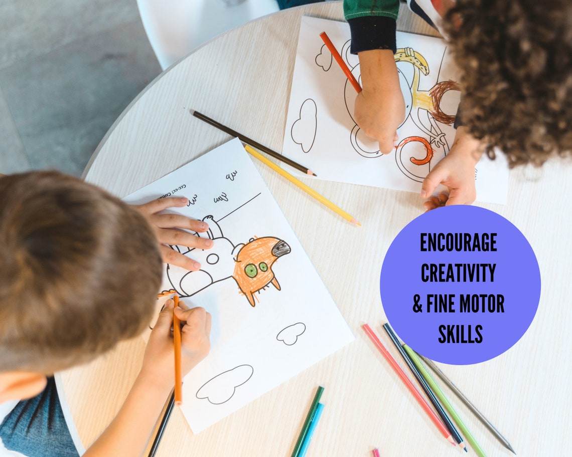 Printable Summer Coloring Pages, No Prep Print and Go Summer Kids Camp ...