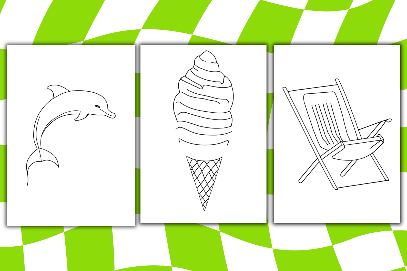 Summer Coloring Pages - Coloring Book - 12 Printable Summer Coloring ...