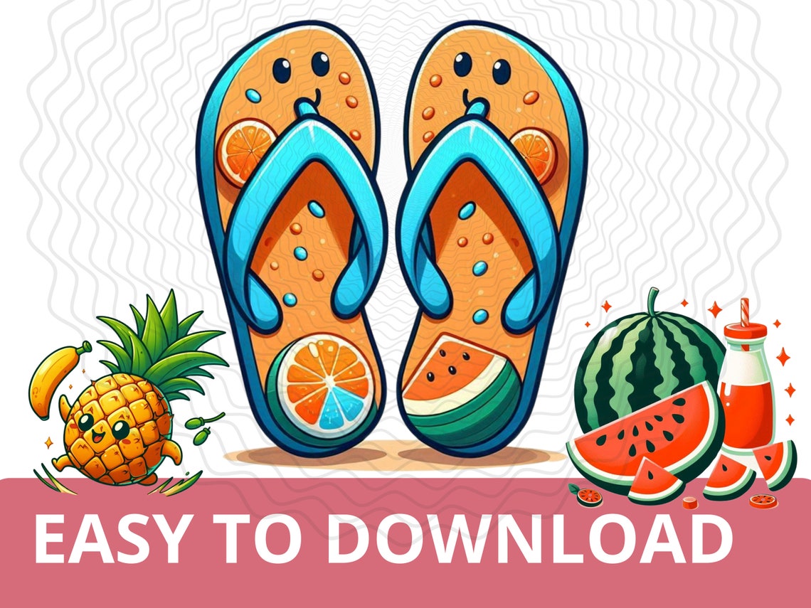 Summer Beach Clipart Tropical Clipart Pool Party Clipart Instant ...