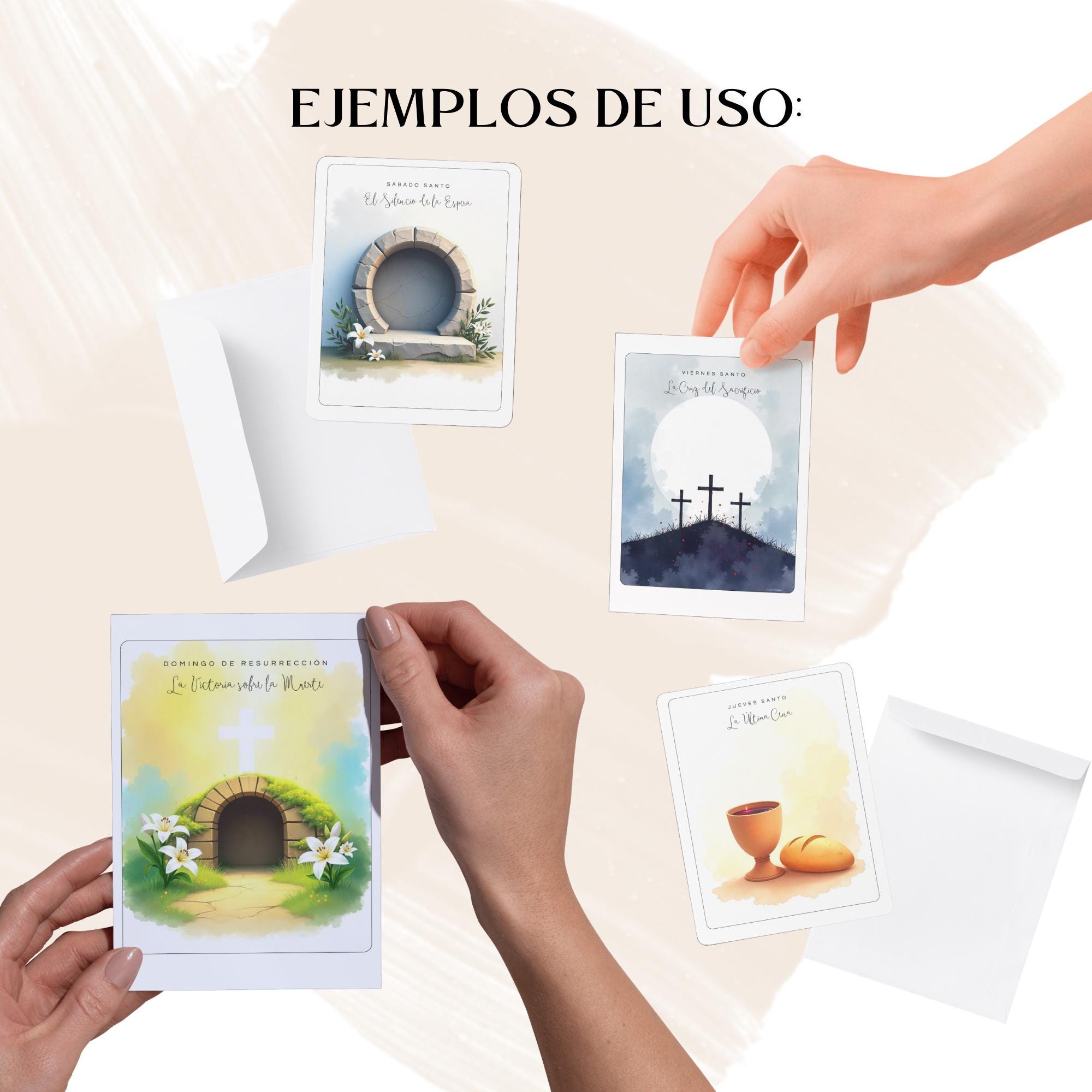 Tarjetas Imprimibles De Semana Santa - Tarjetas Digitales De Pascua ...