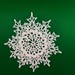 Rose Window Snowflake - Made to Order - Etsy