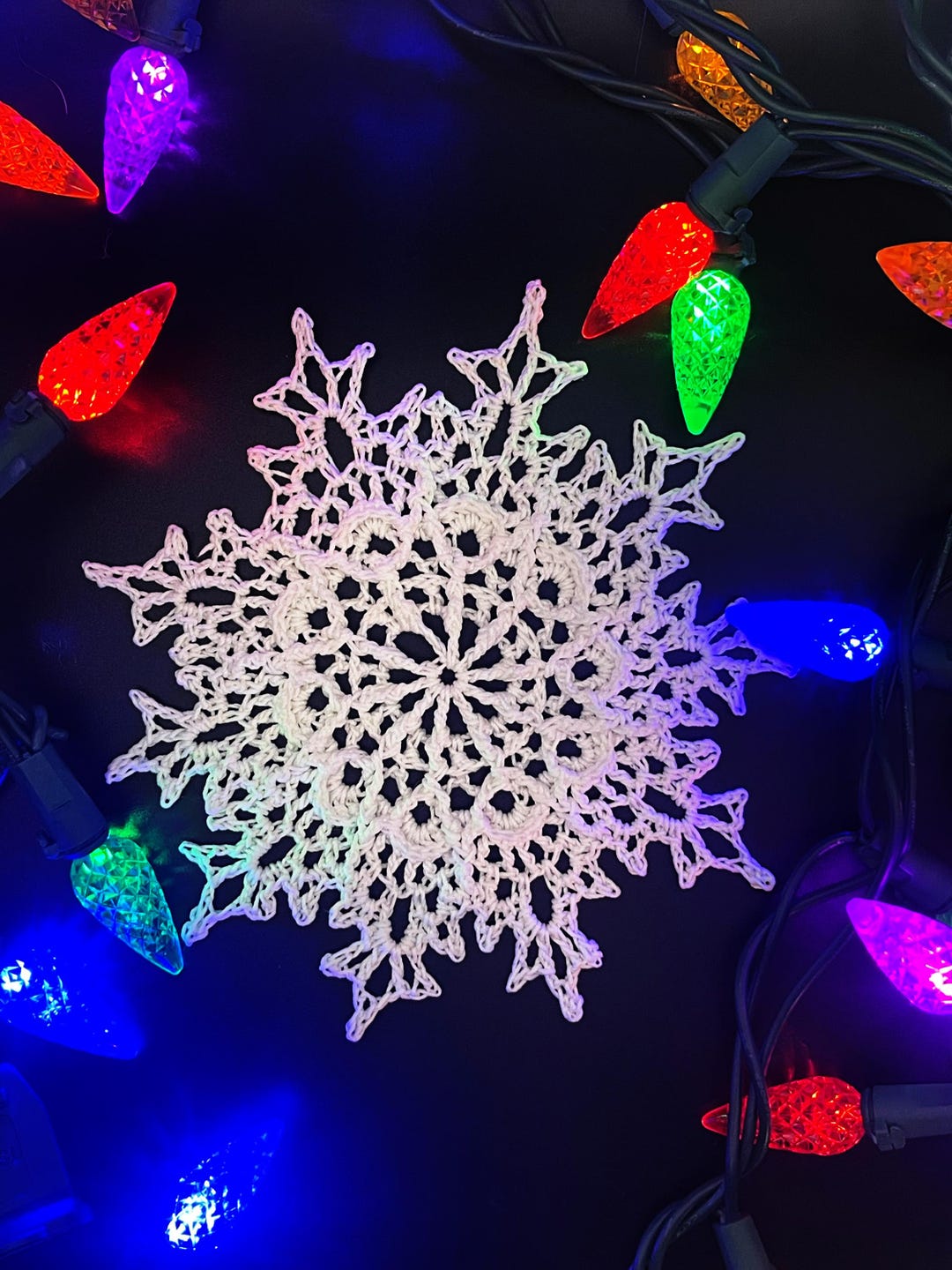 Rose Window Snowflake - Made to Order - Etsy