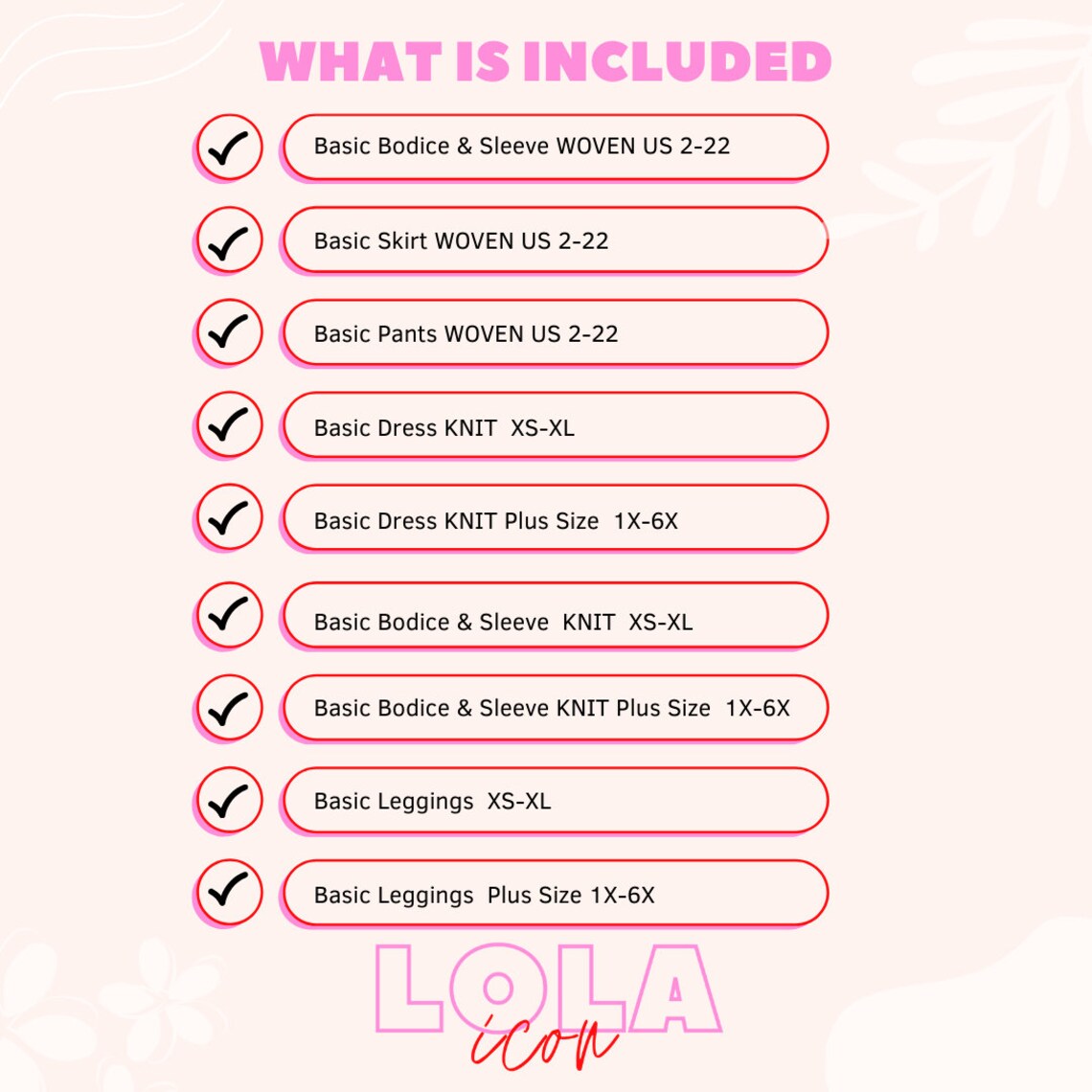 Basic Block BUNDLE Pdf Sewing Pattern, Basic Bodice Pattern, Basic ...