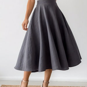 Easy Midi Full Circle Skirt Pdf Sewing Pattern,skater Skirt Sewing ...
