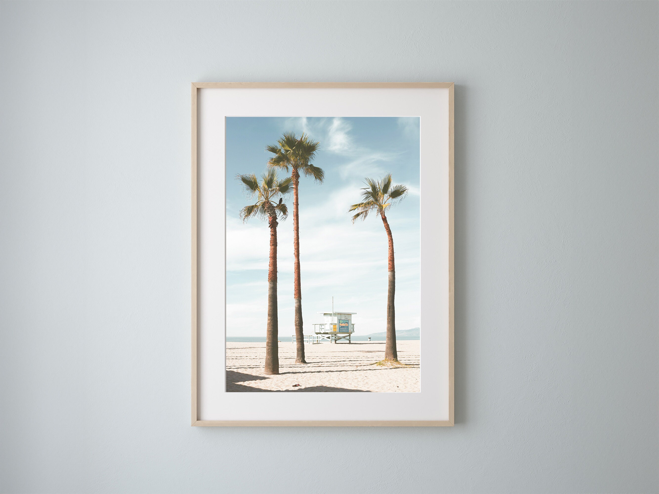 Palm Trees Digital Print, Palm Tree Prints, Palm Trees at the Beach ...