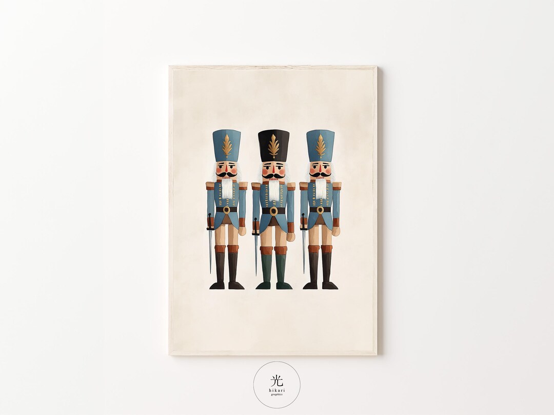 Christmas Nutcracker Decor, Nutcracker Wall Art, Vintage Nutcracker ...