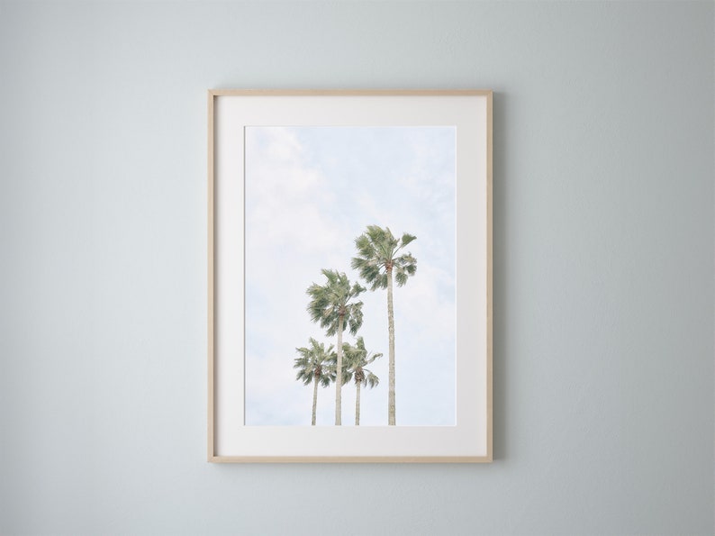 Palm Trees Print, Palm Trees Digital Prints, Palm Art Prints, Tropical ...