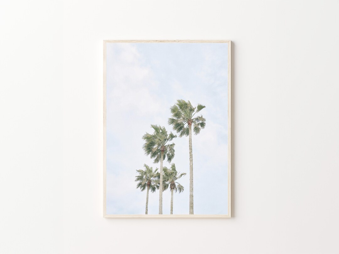 Palm Trees Print, Palm Trees Digital Prints, Palm Art Prints, Tropical ...