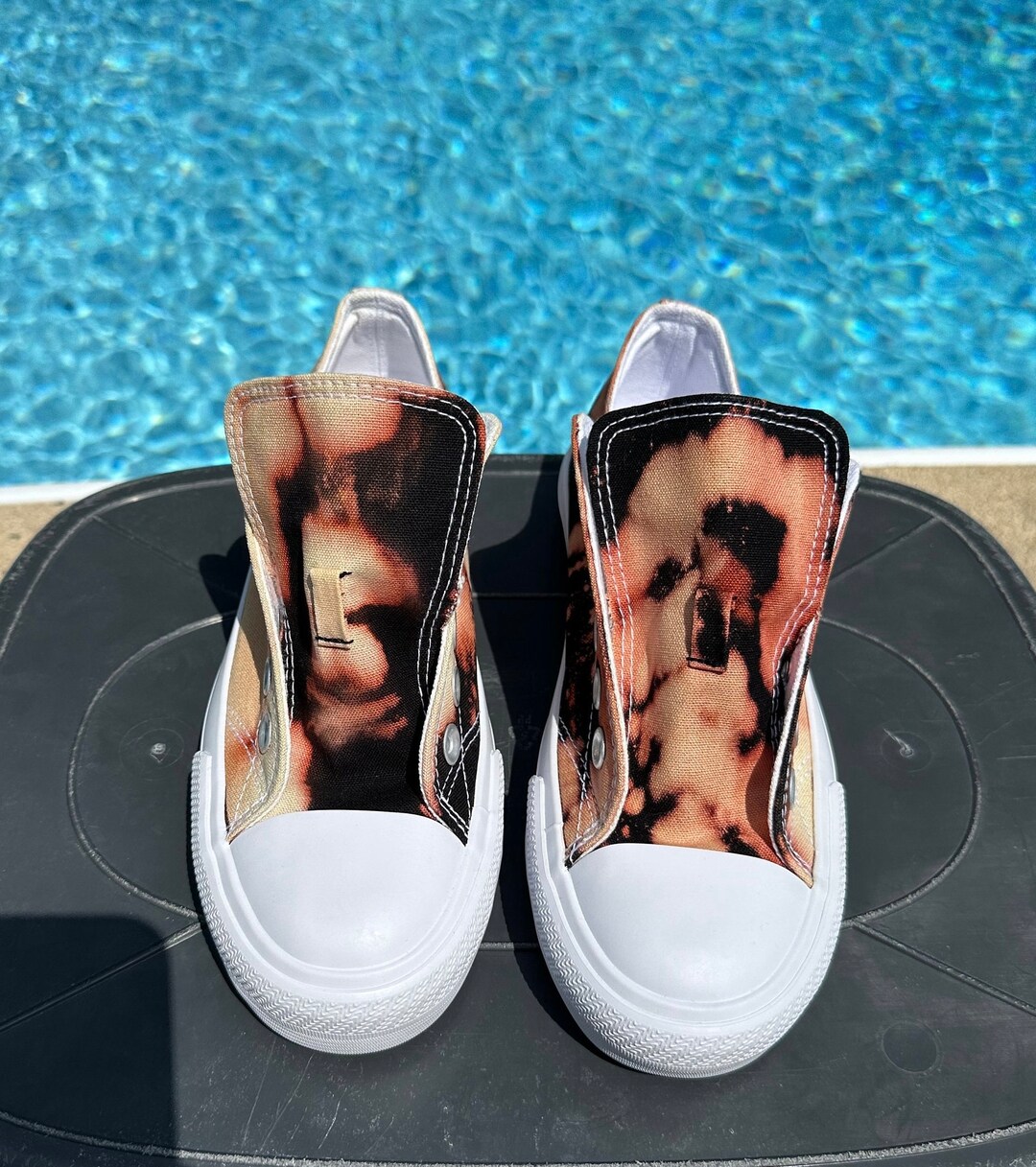 Handmade Reverse Tie Dye Shoes , New, Size 6.5 *READY TO SHIP* - Etsy